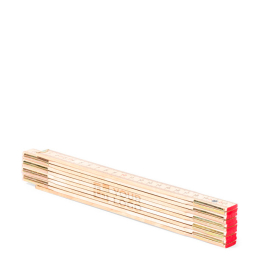 Faltbarer Meterstab aus Holz, Länge: 2 Meter | Ab 2,25€